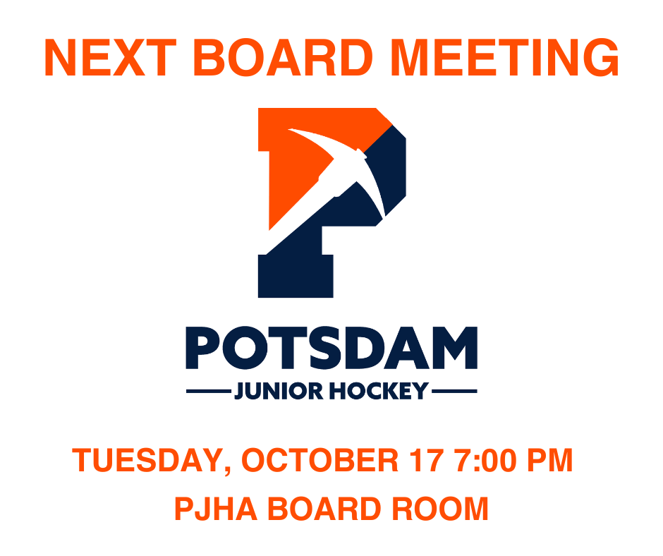 Potsdam Junior Hockey Association – YOUR STOP FOR PJHA INFO!